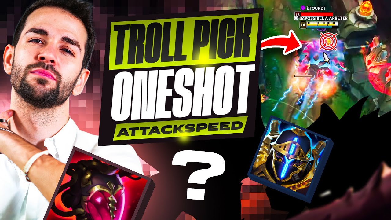 🔥CE TROLL PICK ATTACK SPEED ONESHOT SUR LE R (TROLL PICK) - YouTube