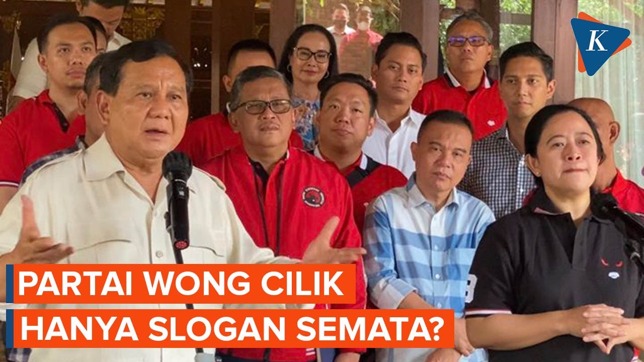 Ramai Slogan "Partai Wong Cilik" jelang Pemilu 2024 Dinilai Hanya untuk ...