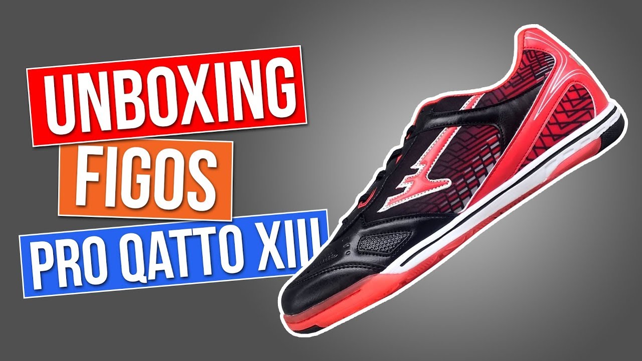 Figos Pro Qatto XIII Black/Red | Unboxing & On Feet | SMT Sports - YouTube