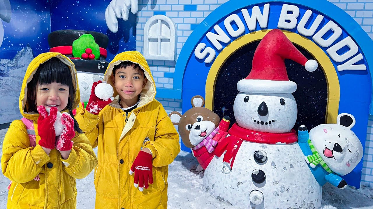 เมืองหิมะ Snow buddy winter land เชียงใหม่ | ลินตันชาแนล - YouTube