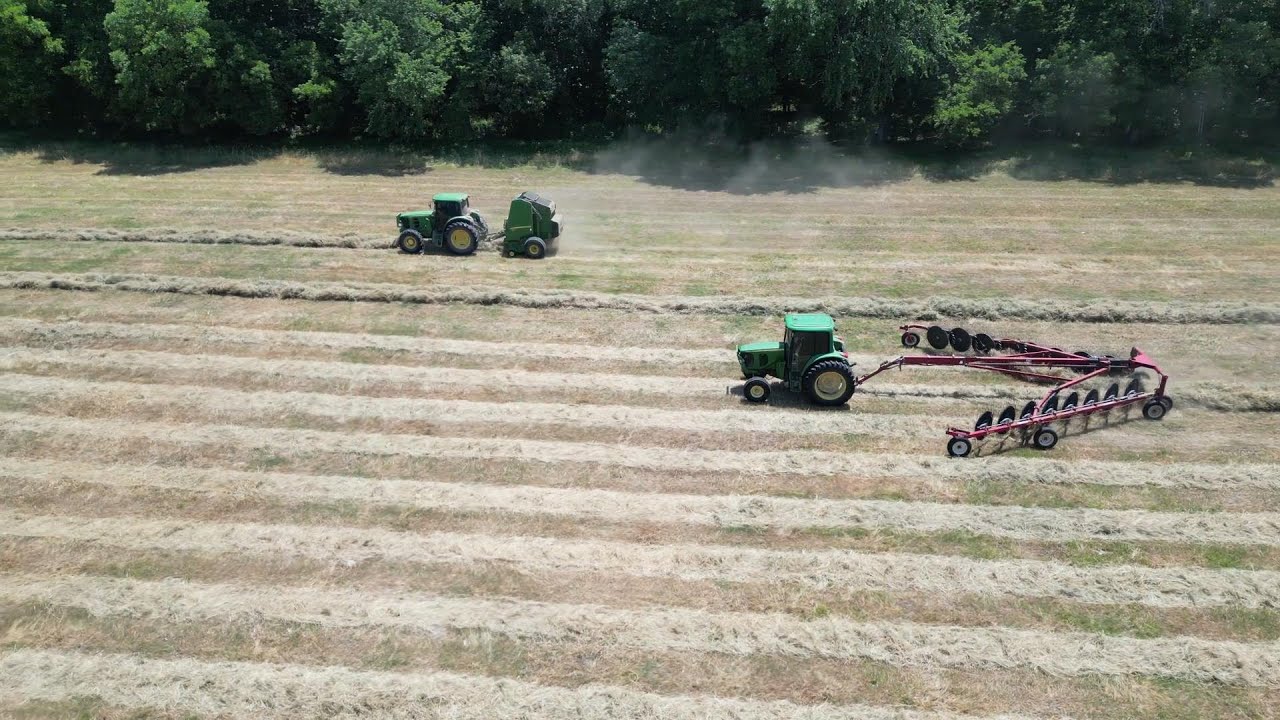 Baling Hay and Planting Before it Rains!! - YouTube