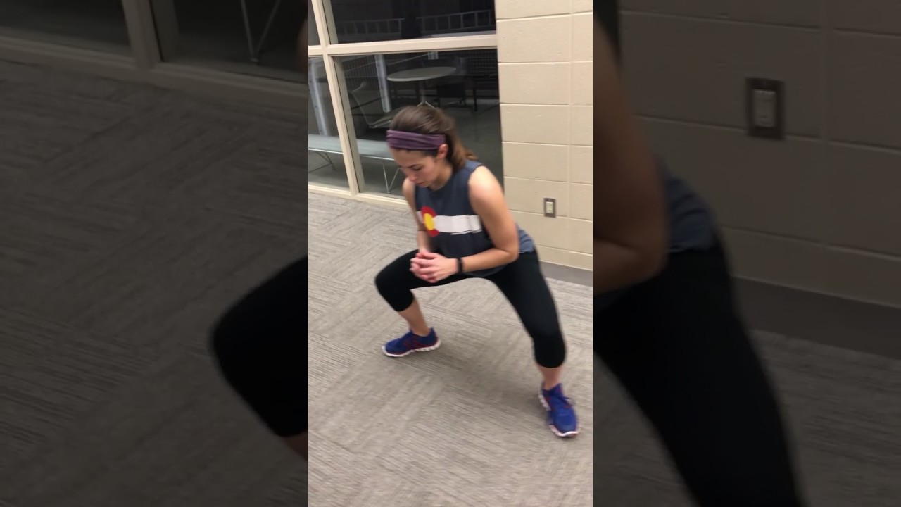 Wide Squat Pulses - YouTube
