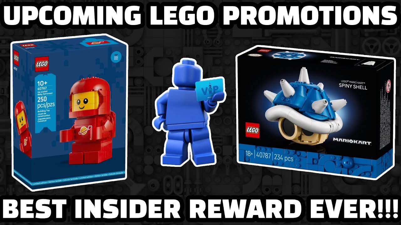 LEGO GWPs and Promotions News! | Mario Spiny Shell | Space Baby GWP ...