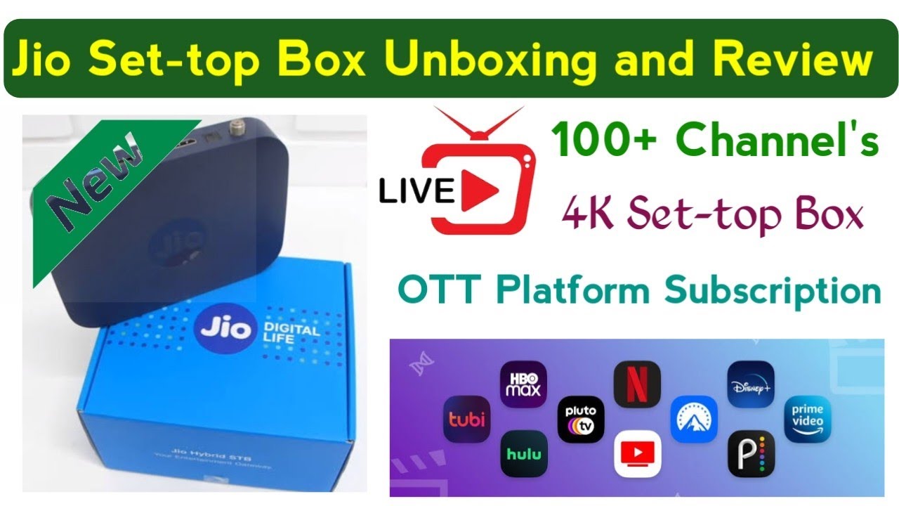 Jio Setop Box Unboxing and Review | 4K Set-top Box Tamil | Review - YouTube
