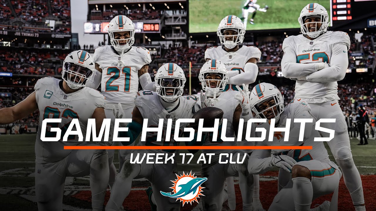 Miami Dolphins Highlights vs. Cleveland Browns | 2024 Regular Season ...