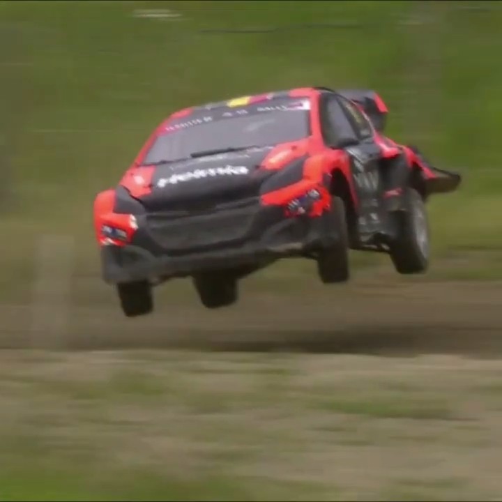 Viktor Vranckx Perfect Airborn Shot - RallyX Älvsbyn 2025 - YouTube