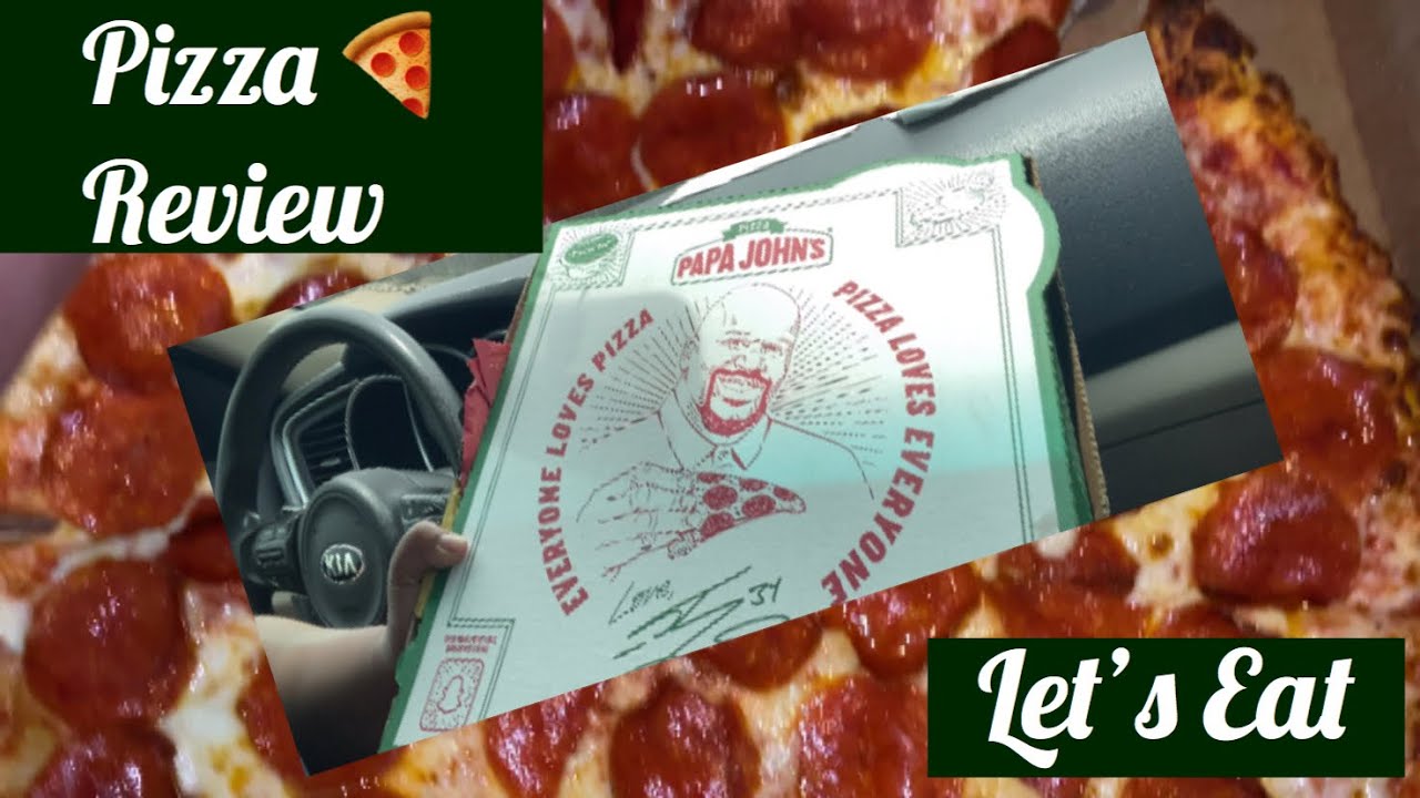 PAPA JOHN’S SHAQARONI PIZZA |Review| - YouTube