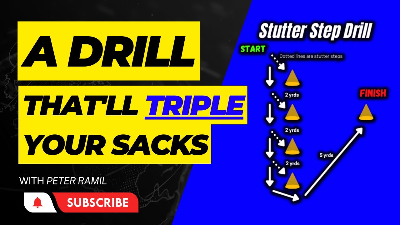 MASTERING the Stutter Step Drill For Dlinemen - YouTube