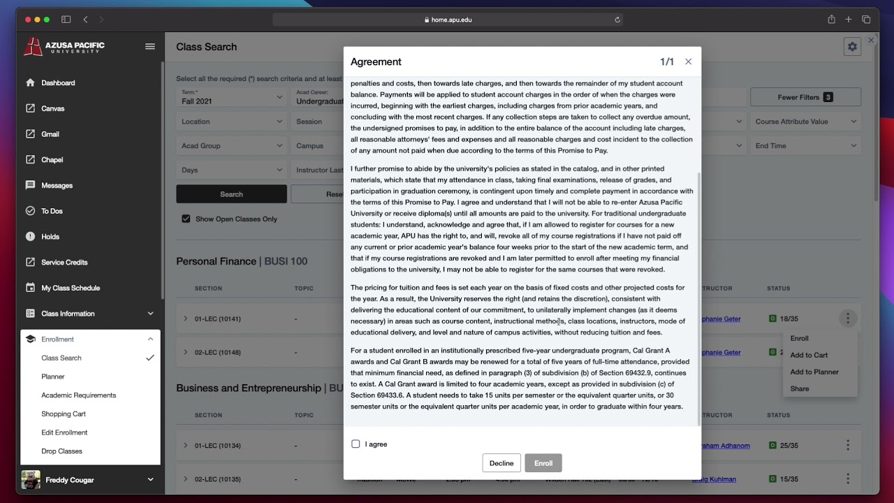 APU Home Tutorial #1: How to Add & Drop Classes - YouTube