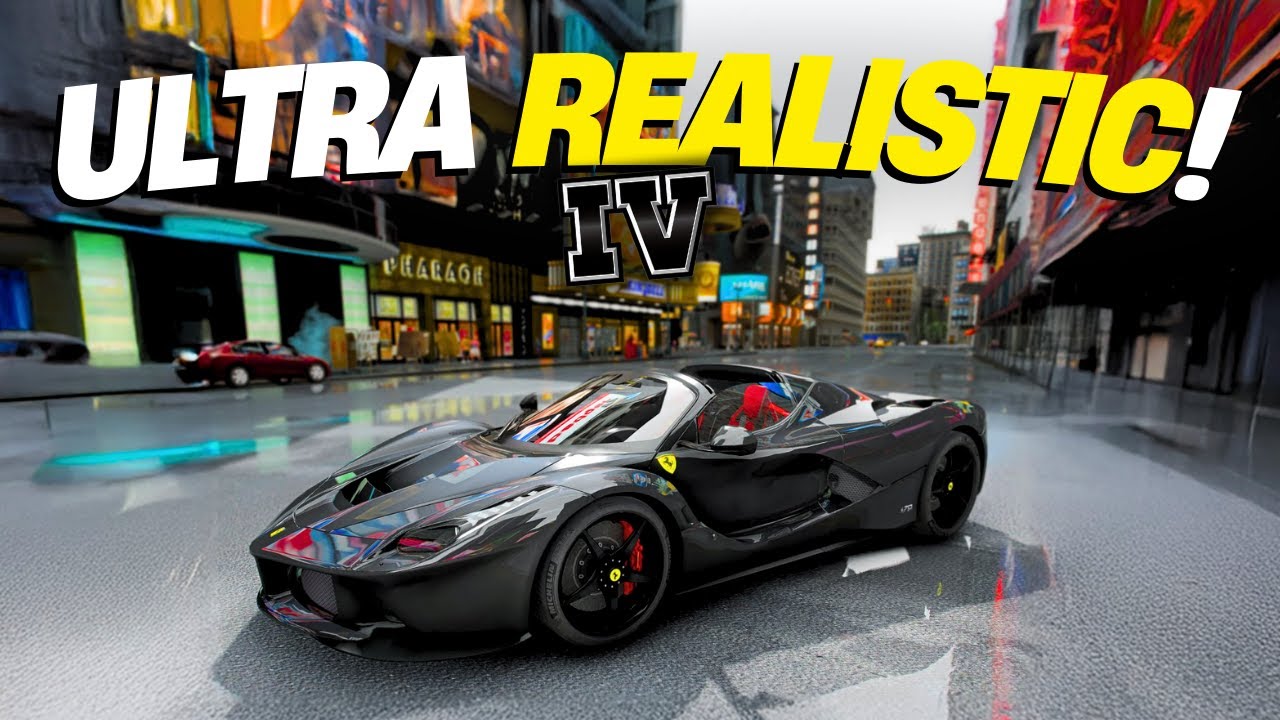 How To Install the Best Realistic Graphics Mod in GTA 4 😍 | For Low End ...