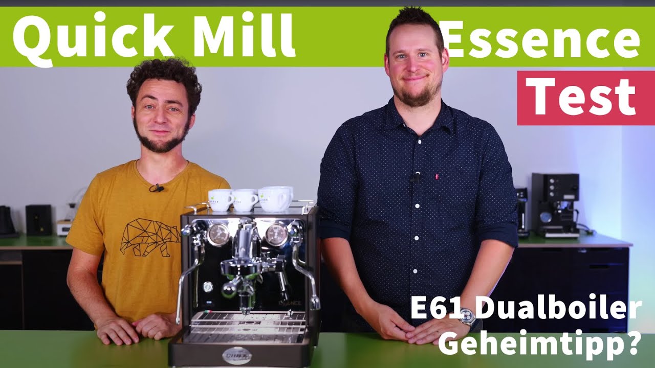 Quick Mill Essence - E61 Dualboiler im Test - YouTube