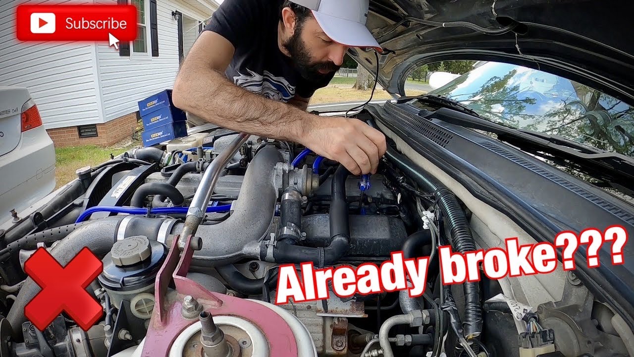 Skyline R33 GTST, replacing coils to fix misfire - YouTube