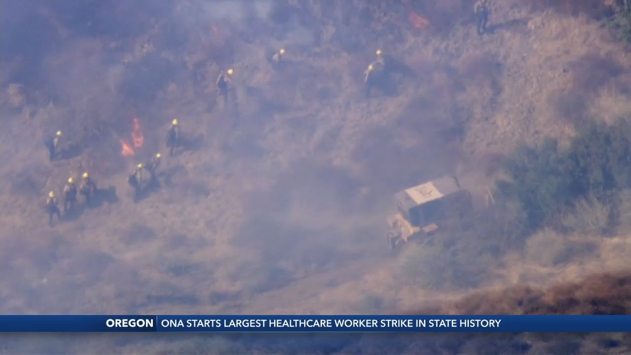 Oregon strike teams at work in Los Angeles - YouTube