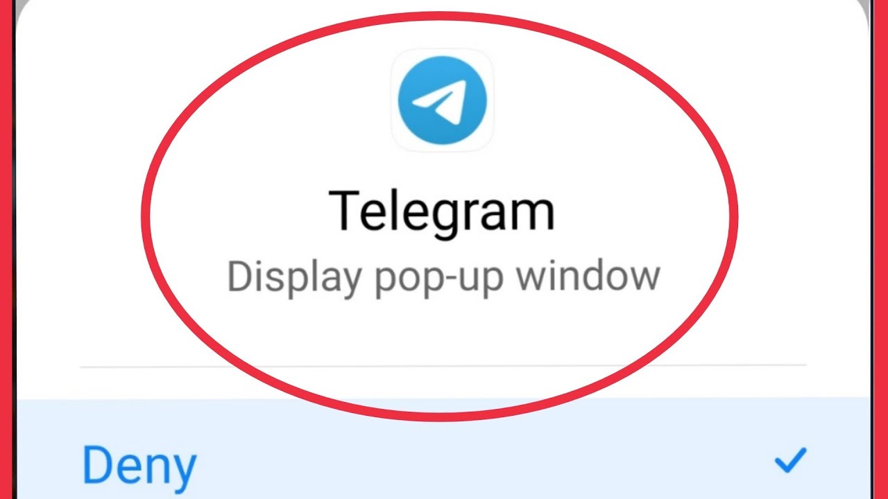 Telegram Display pop-up window Settings in Android - YouTube