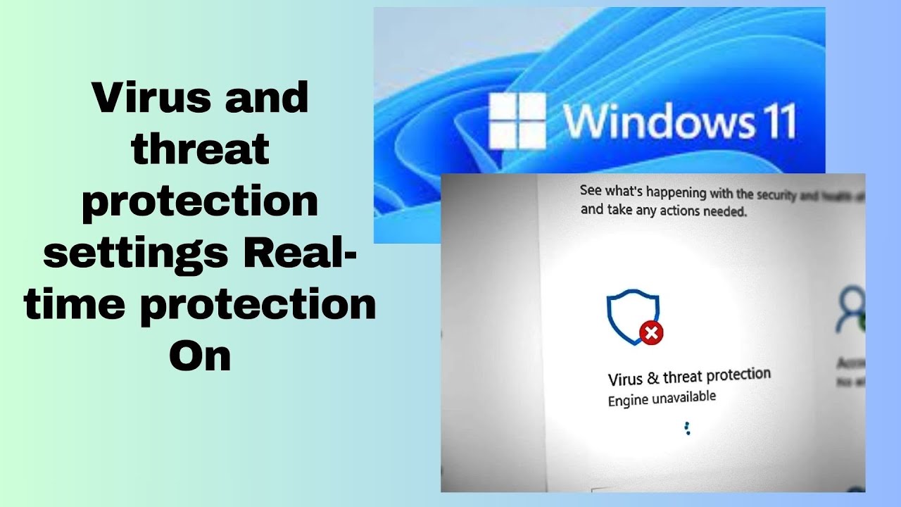 Virus and threat protection settings Real time protection On - YouTube