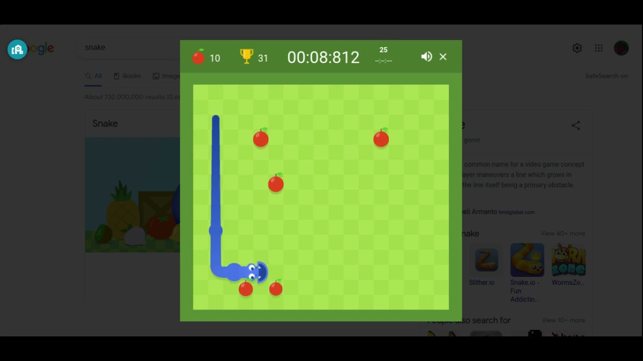 Snake Game Cat. 25 Apples, MAA 5 Apples, Standard Board 17.415 (127th ...