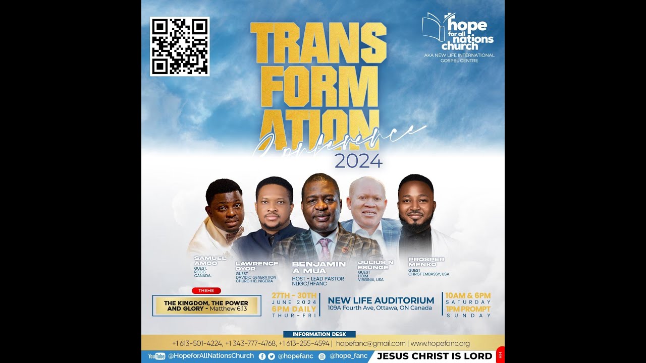 Transformation Conference - Full Service - Day 01 - June 27, 2024 - YouTube