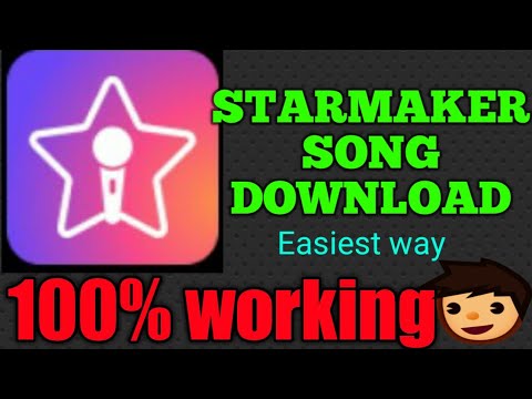 How to download Starmaker song | starmaker song download - YouTube