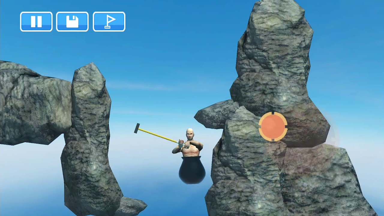 Attempt to finish Level 2 GETTING OVER IT LEVEL 2 - YouTube