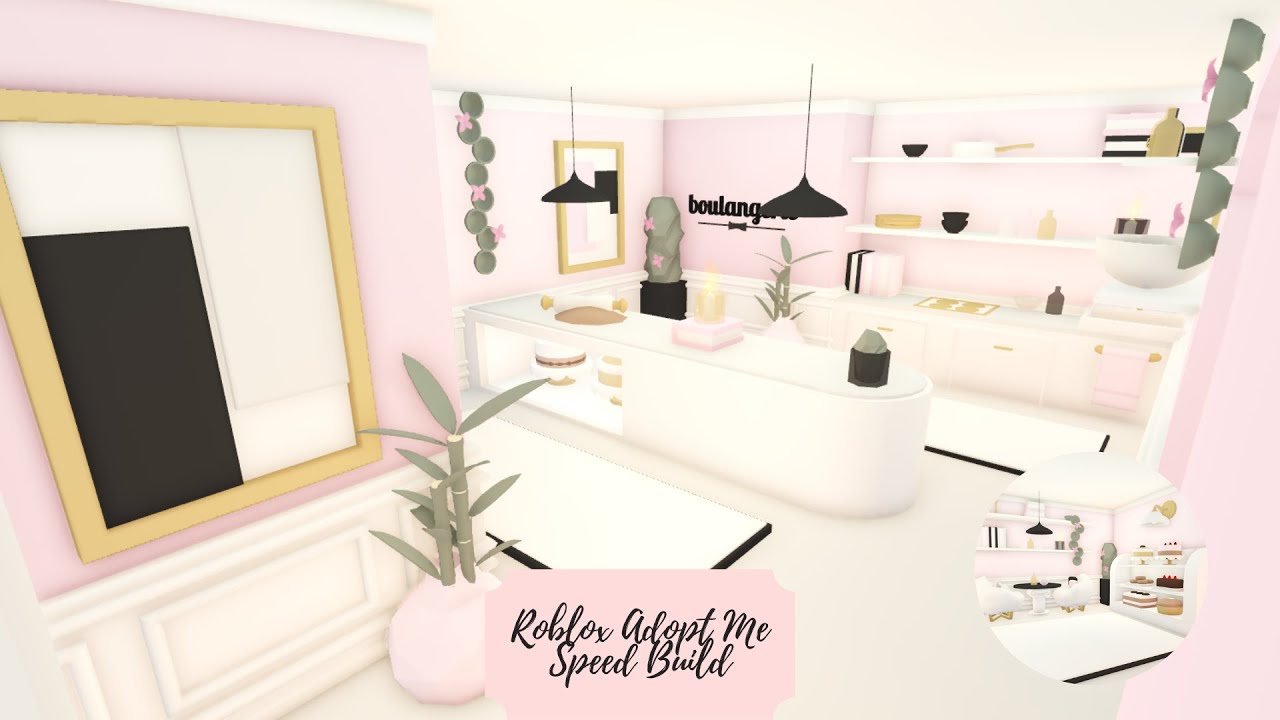 Pink Coquette Elegant Bakery Speed Build 🍰 Roblox Adopt Me! - YouTube