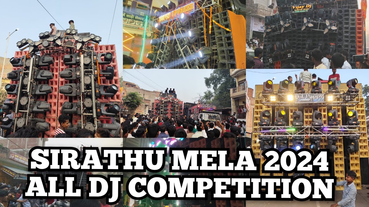 Sirathu Mela All Dj Competition 2024 | Full Ghamashan | Dj Competition ...