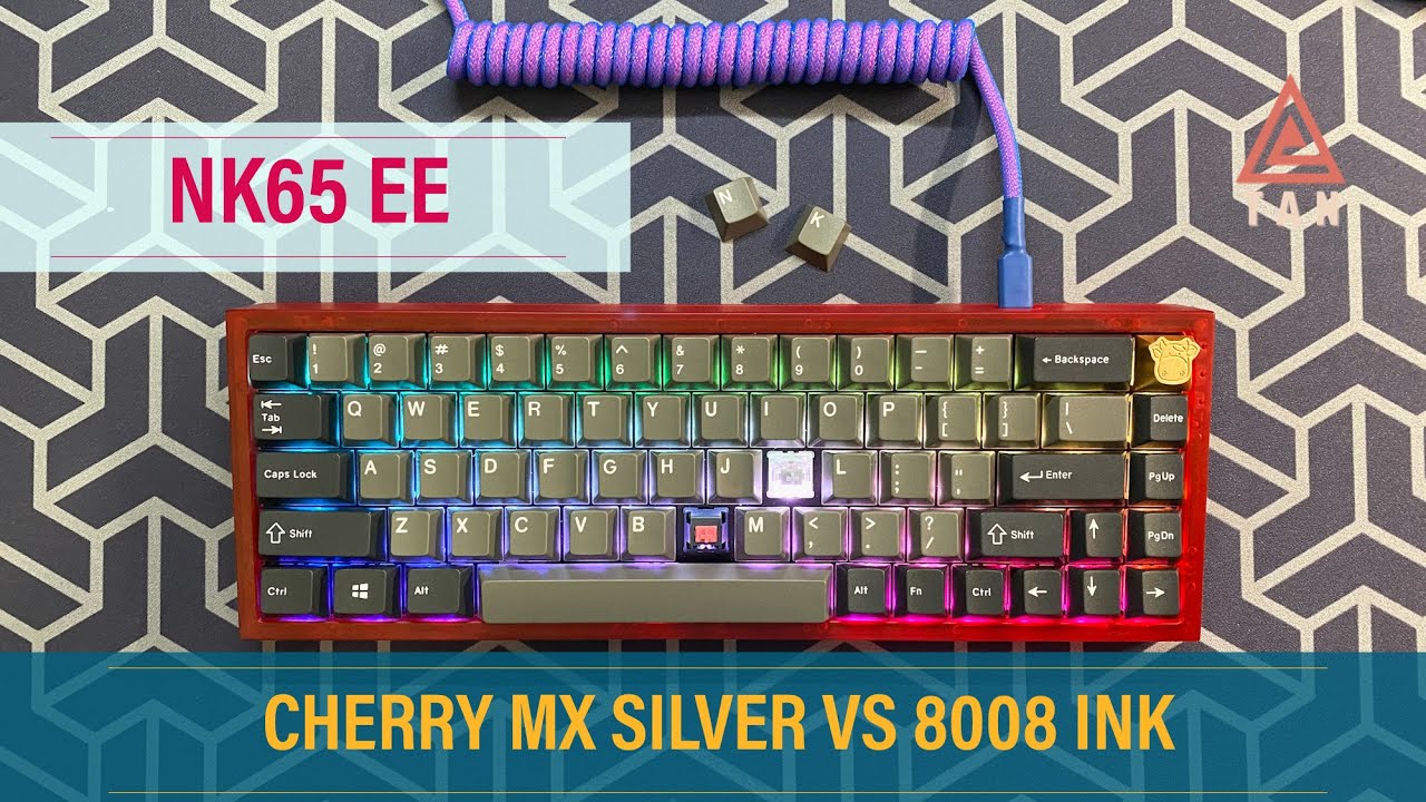 Cherry MX Silver VS 8008 Ink Switch (Featuring NovelKeys NK65 Entry ...