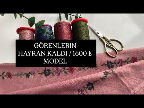 630.YEPYENİ TEK SIRADA BİTEN MİNİK ÇİÇEKLİ İĞNE OYASI |ÇOK ŞIK &KOLAY |SİPARİŞ YAĞMURUNA TUTAN MODEL