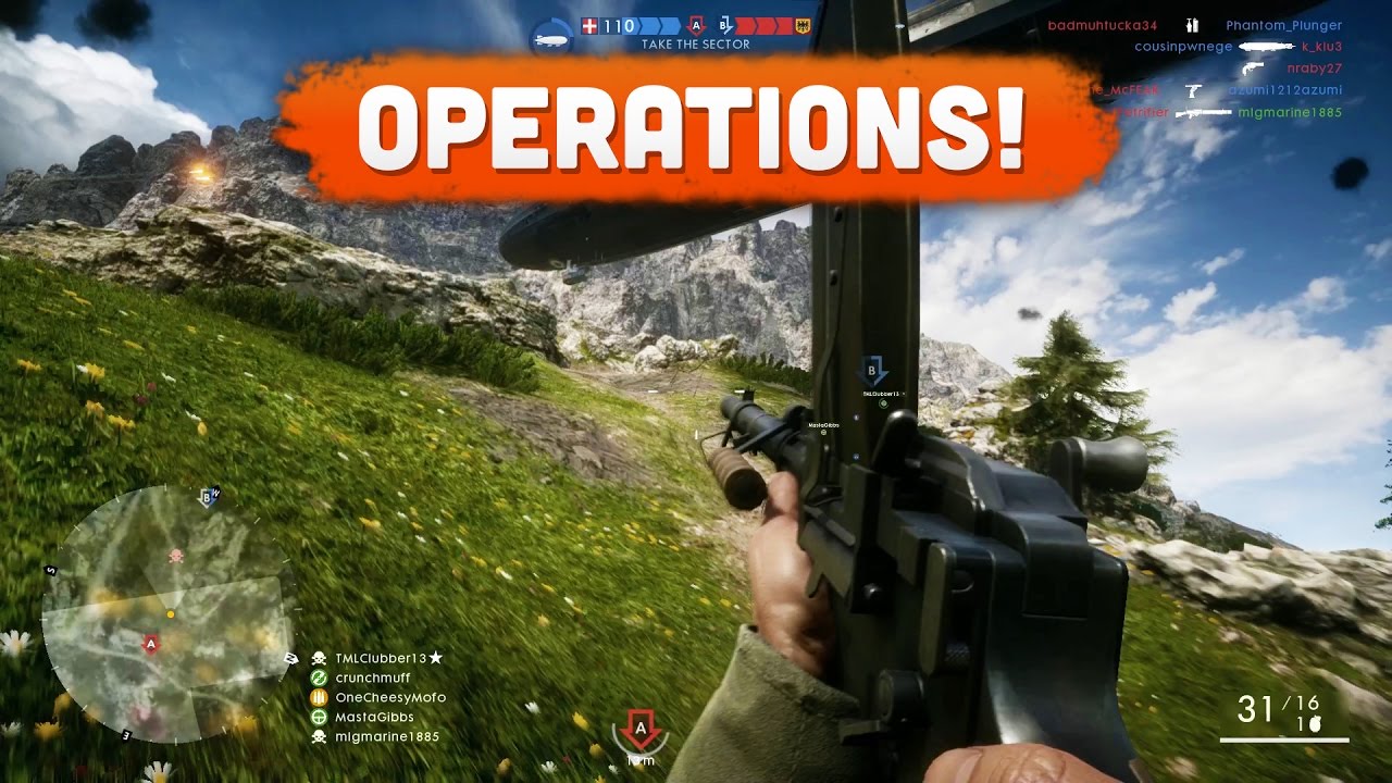 OPERATIONS! - Battlefield 1 | Road to Max Rank #6 (Multiplayer Gameplay ...