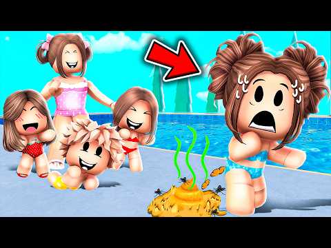 Baby Brook Had An ACCIDENT AT THE POOL In Roblox Brookhaven!!