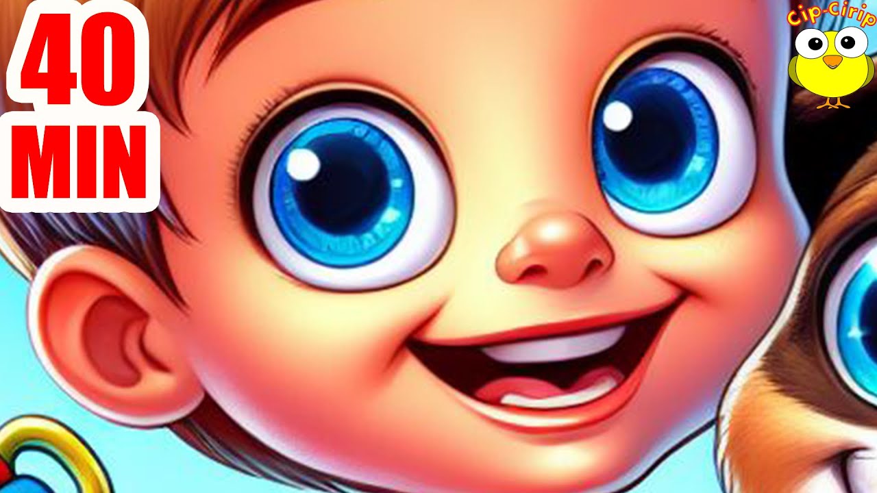 Copilasii cu ochi mari albastri - Cantece pentru copii (desene animate ...