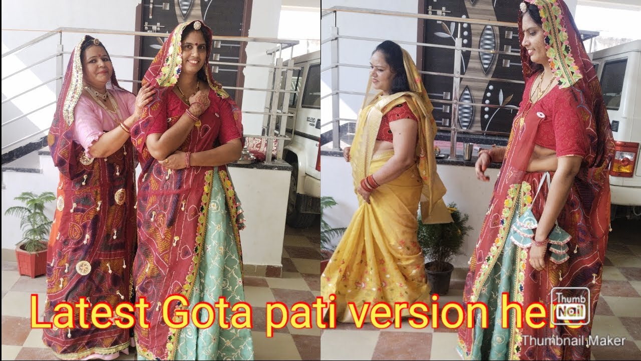 Memorable moments of 2023. ️ ️New version of gota pati dresses..🌹🌹 ...