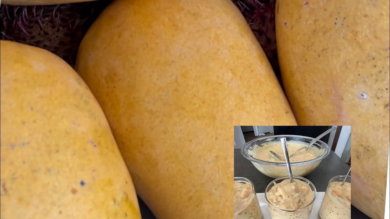The Best Mango Recipe For Dessert Very Satisfying Comfort Food - YouTube