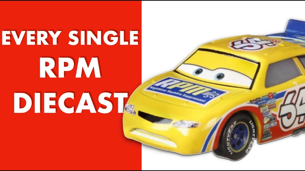 Every Single Disney Cars Team RPM Diecast - YouTube