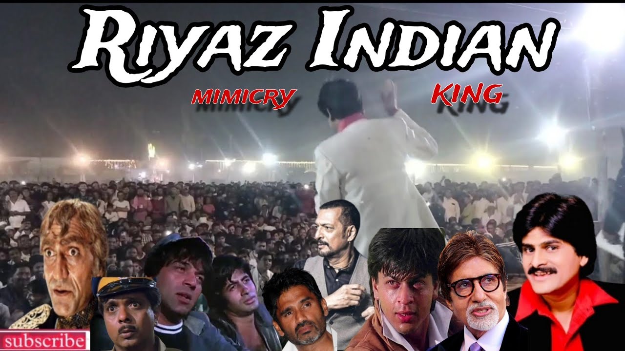Riyaz Indian mimicry video/ all Bollywood comedy king आवाज़ का जादूगर ...