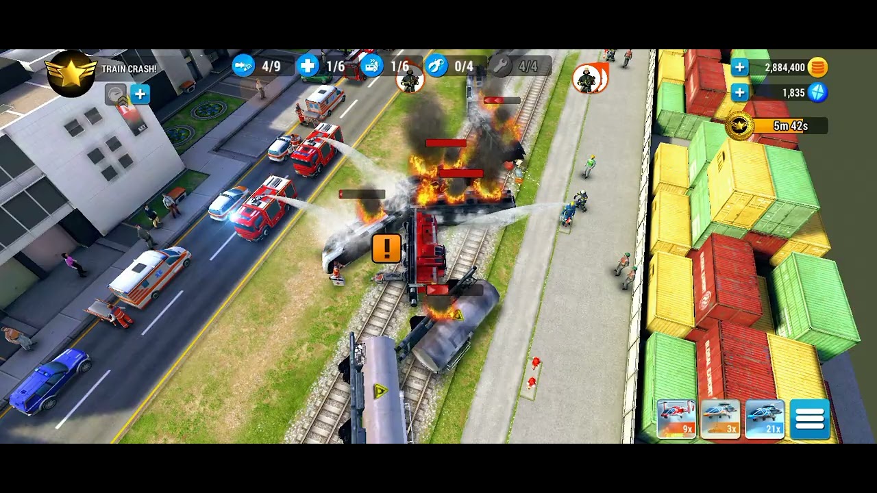 EMHQ Game EMERGENCY HQ: rescue strategy Level - YouTube