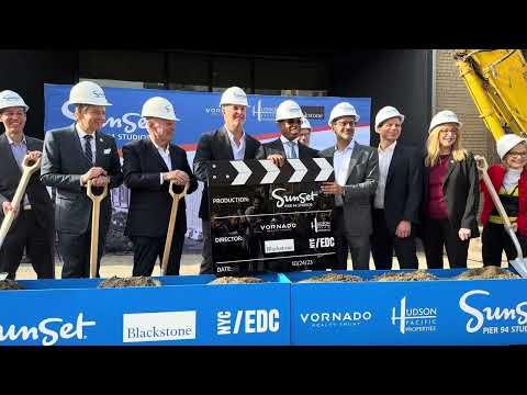 City Leaders Hold Groundbreaking Ceremony at Sunset Pier 94 Studios