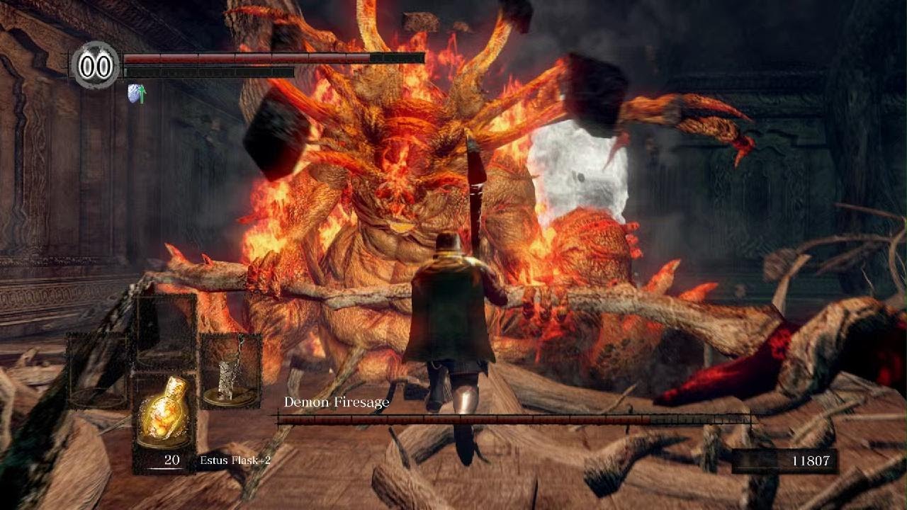 DARK SOULS: REMASTERED - Demon Firesage - YouTube