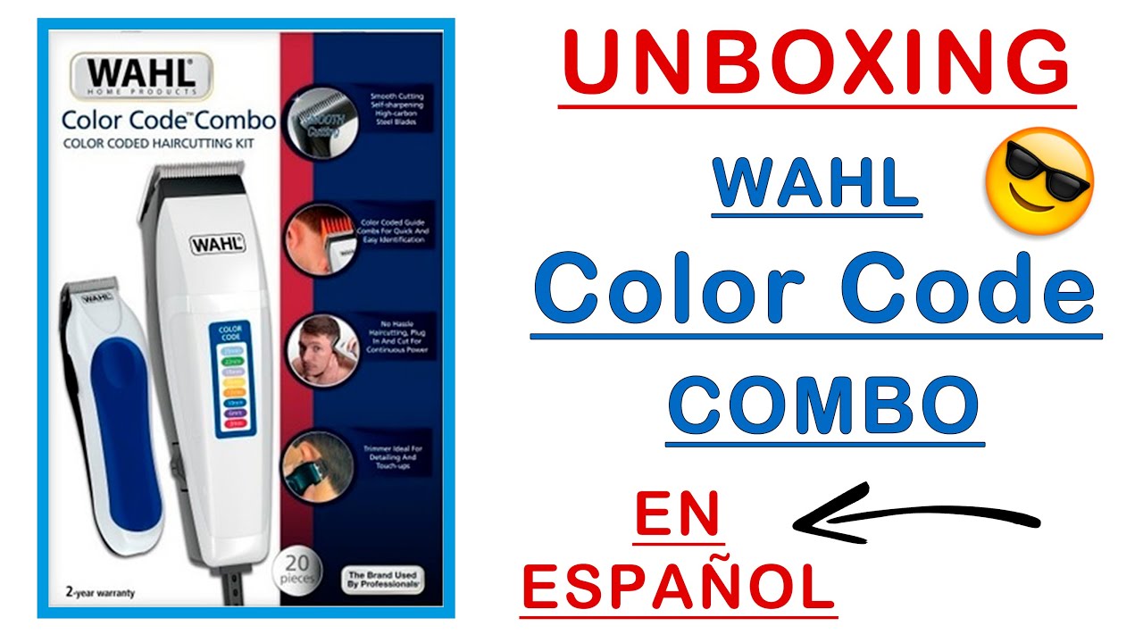 WAHL COLOR CODE COMBO - UNBOXING (En Español) - 2020 - YouTube