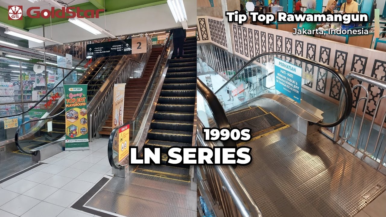 GoldStar Escalators - Tip Top Rawamangun, Jakarta, ID - YouTube