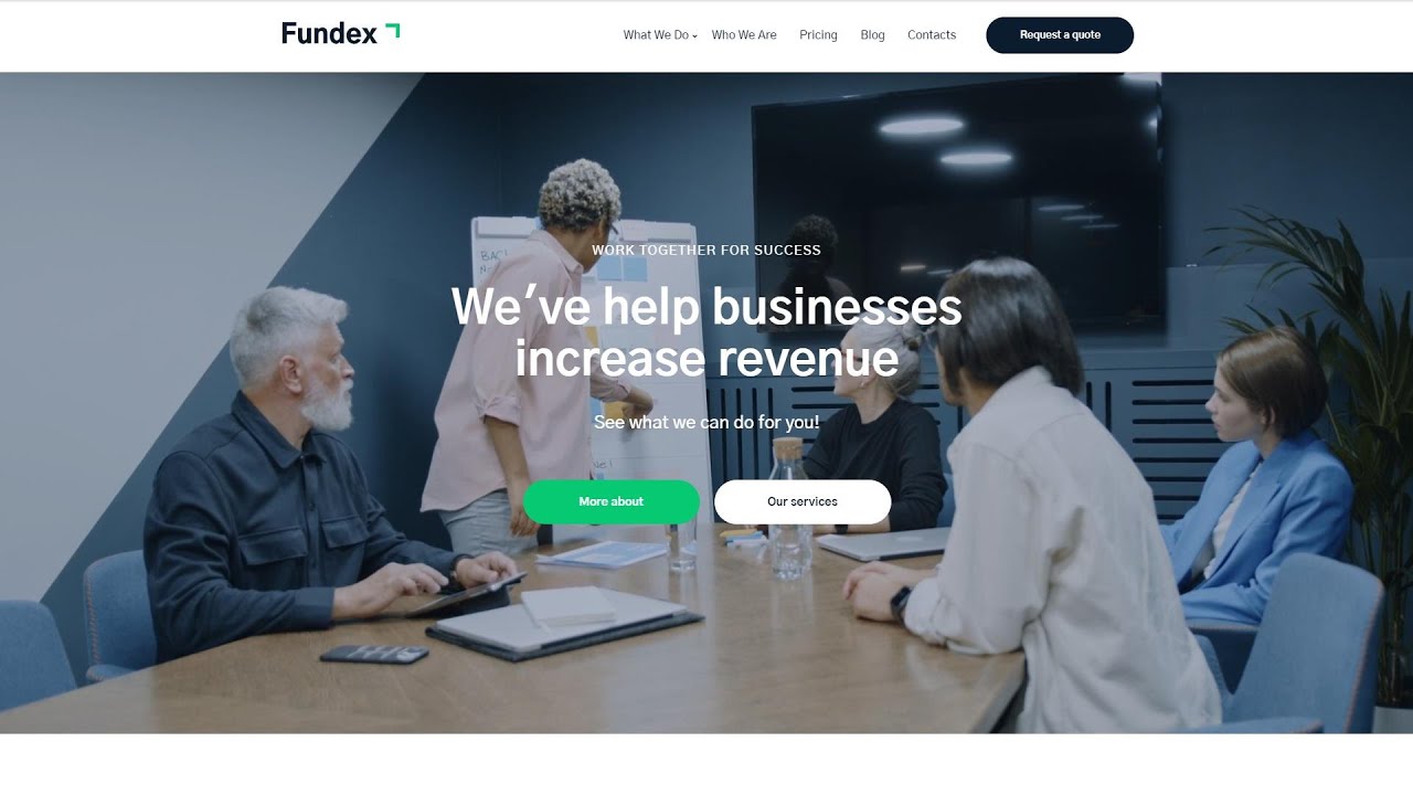 Fundex - Financial Advisor WordPress Theme by ZEMEZ Website Template ...