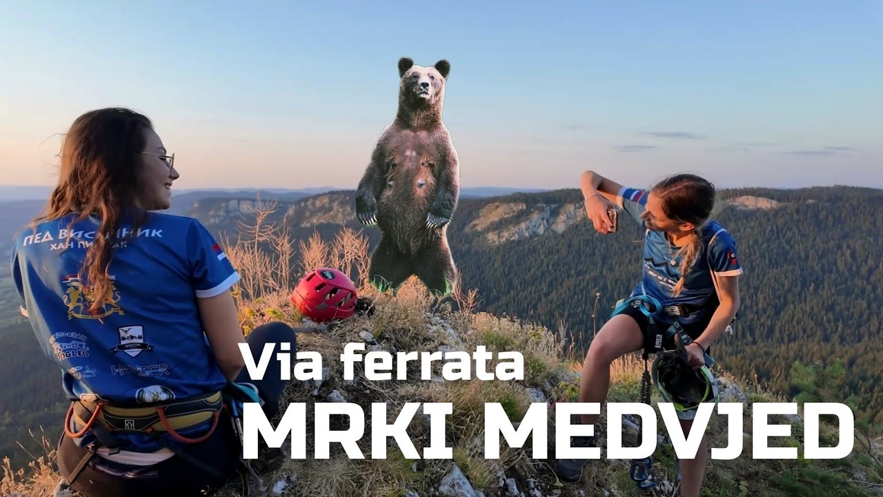 MRKI MEDVJED | Nova via ferrata na Romaniji | PED Visočnik Han Pijesak ...