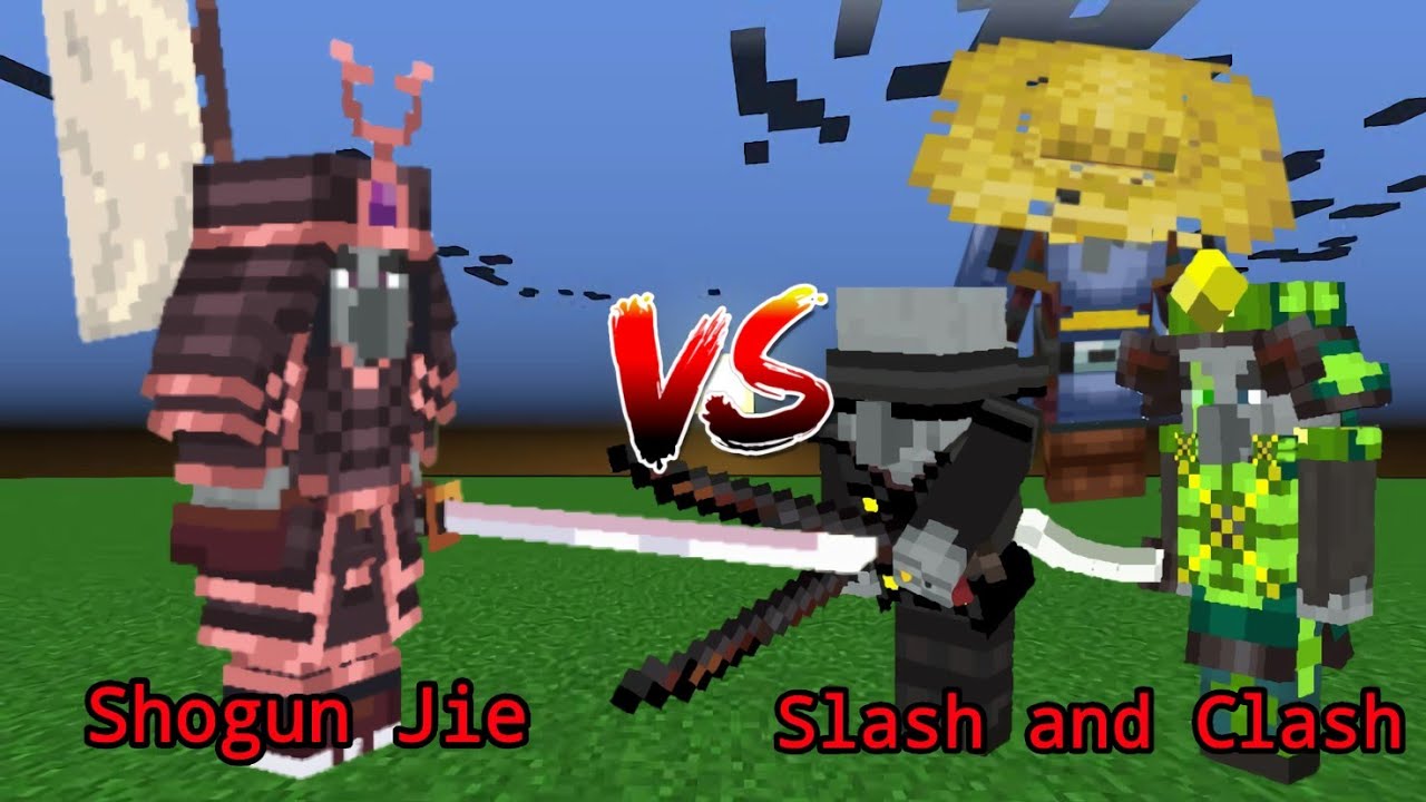 Shogun Jie vs Slash and Clash | Minecraft Mob Battle - YouTube