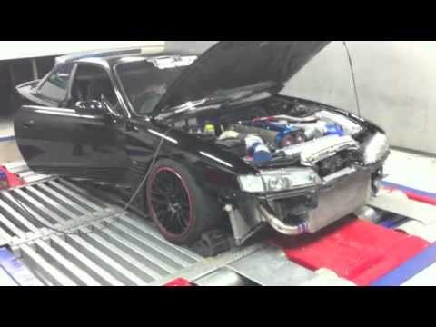2jz 200sx dyno tune , Billet 35/40 , Autronic SM4 , Built engine by TOP ...