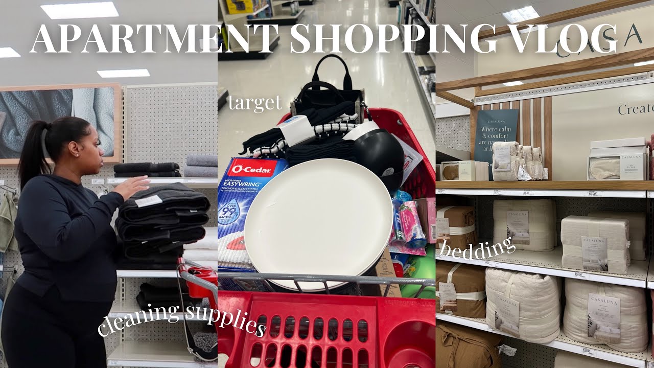 MOVING VLOG 2| Shop With Me For My New Apartment at Target With Links ...