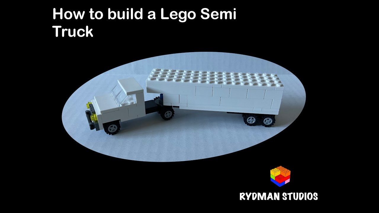 How to build a Lego Mini Semi Truck - YouTube