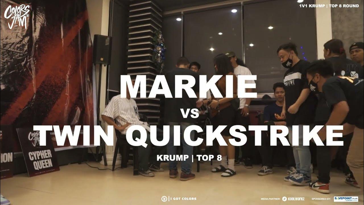 Colors Jam Zamboanga 2022 | Krump Top 8 - Markie vs Twin Quickstrike - YouTube