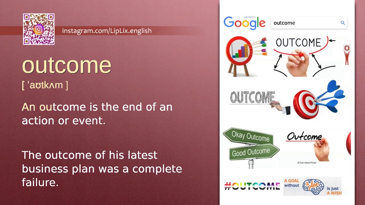 Outcome : C1 level english vocabulary lesson, www.LipLix.com - YouTube