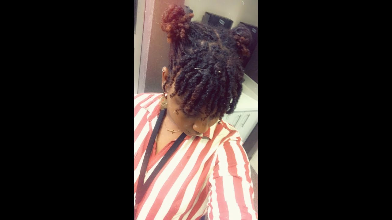 My Experience w/ both Comb Coils and Twists for Starter Locs - YouTube