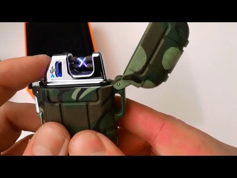 Military Electric Plasma Lighter Unboxing & Burn test - YouTube