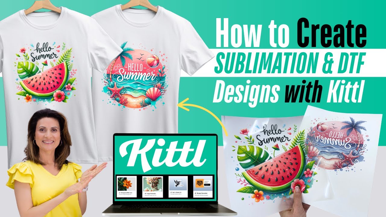 Sublimation & DTF Designs Made Easy with Kittl Perfect for Small ...